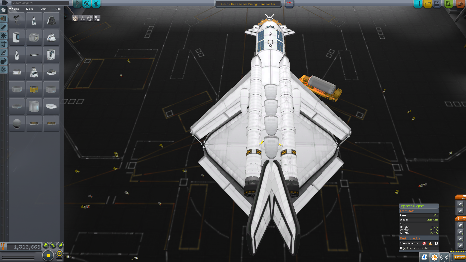 [Stock] IDGAD Deep Space Mining Transport and Exploration vehicles (SSTOs) - KSP1 The Spacecraft ...